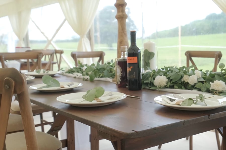 Rustic Wedding Marquee - Fews Marquees